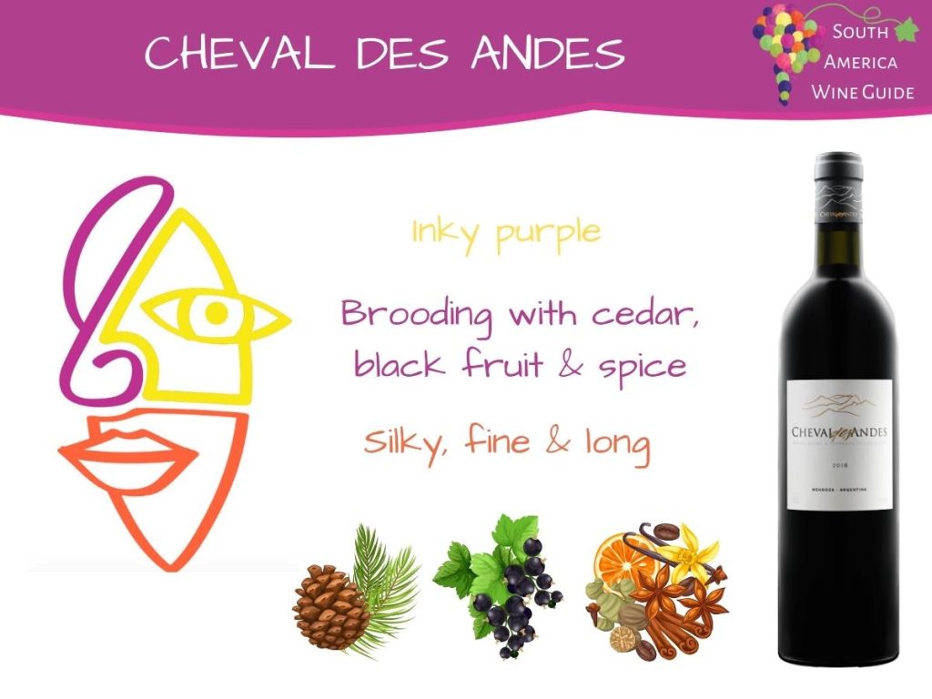 Cheval des Andes wine tasting note - South America Wine Guide